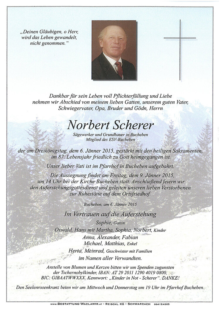 Kondolenz | Bestattung Wazlawik Reischl e.U.